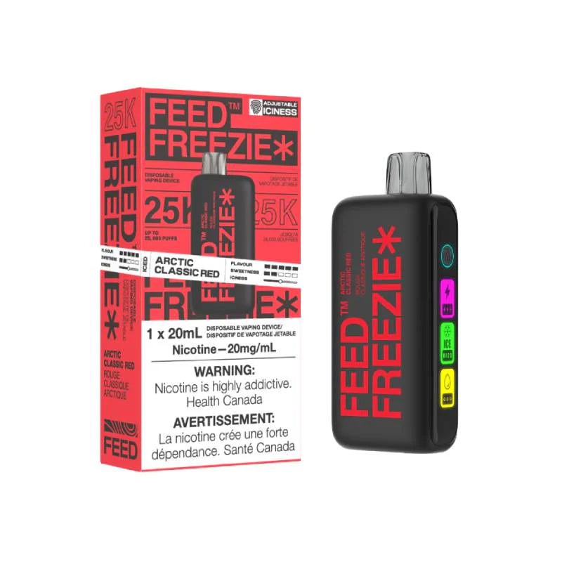 FEED Freezie 25K Disposable Vape - 20ML – VCBO Vapes